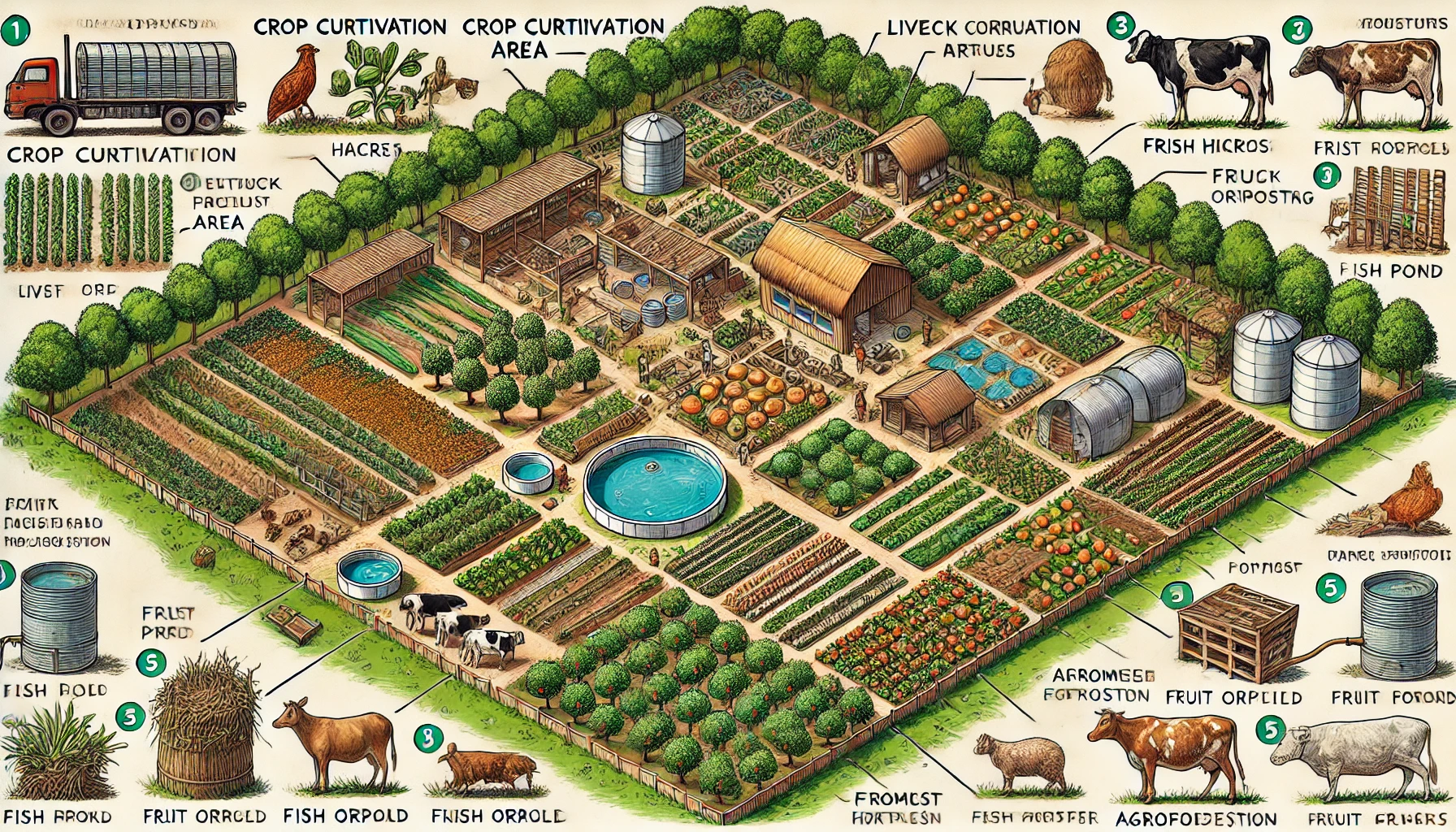 Integrated Farming Business Plan on 1 Hectare of Land – UpVey